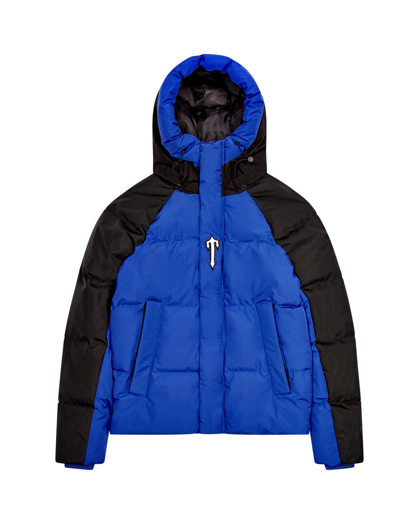 TRAPSTAR IRONGATE ARCH PUFFER JACKET AW23 - BLUE / BLACK – Creputate