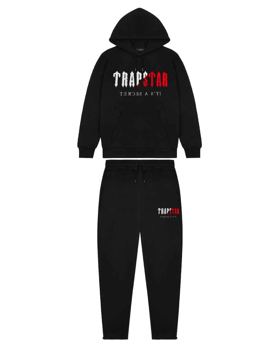 TRAPSTAR DECODED CHENILLE HOODED TRACKSUIT - INFRARED EDITION – Creputate